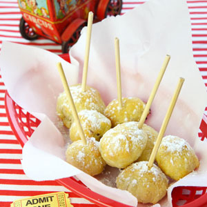 Homemade Oven Fried Candy Bar Bites