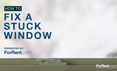 How to Fix a Stuck Window